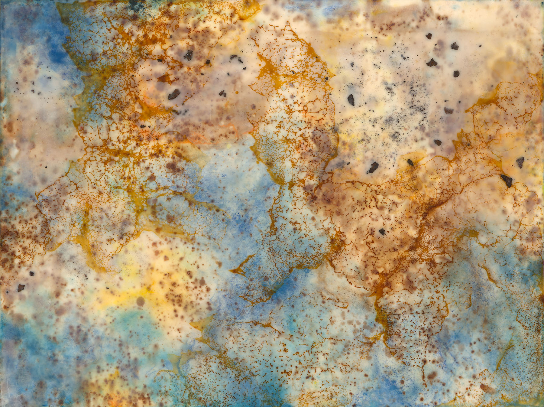 Shellac Burn With Encaustic • Color | Ink Studio